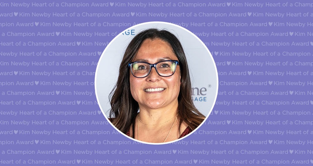 Debbie Lucio is our Kim Newby Heart of a Champion Recipient